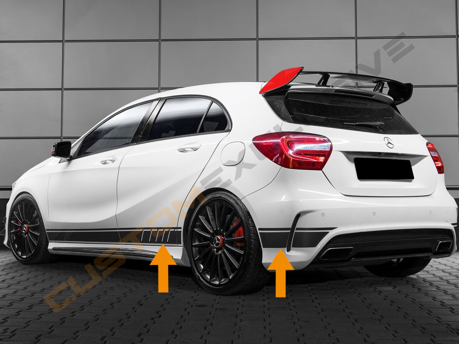 Mercedes A-Klasse W176 Edition1 stickerset – Custom Exclusive