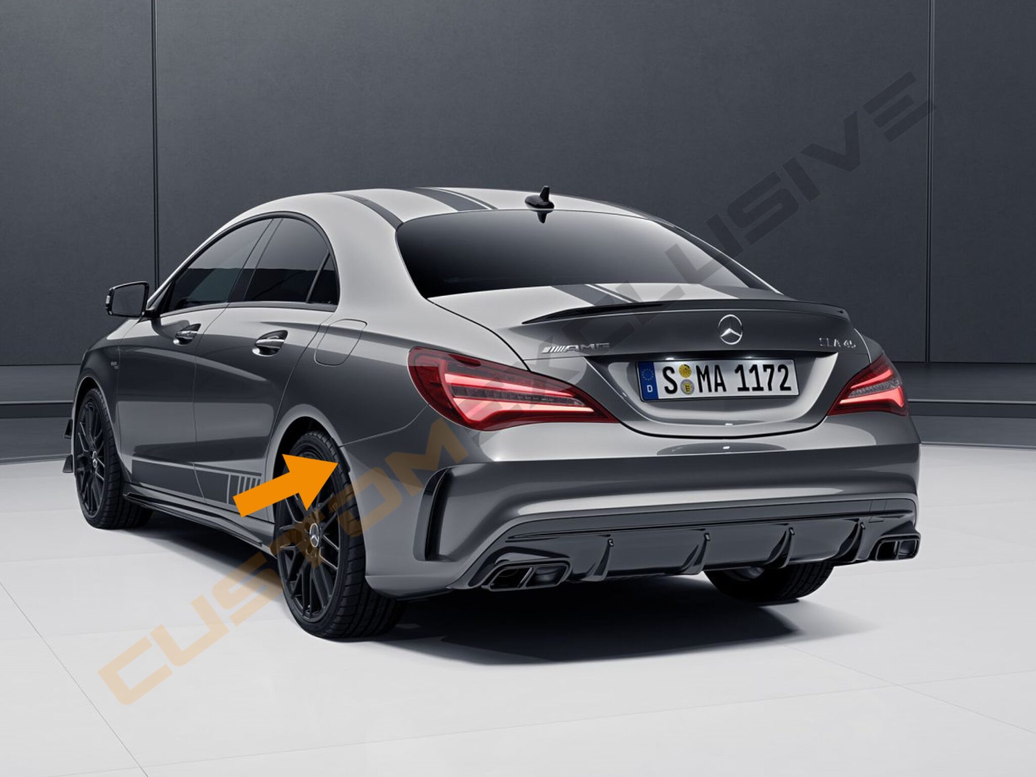 Mercedes CLA C117/X117 steenslag protectors – Custom Exclusive