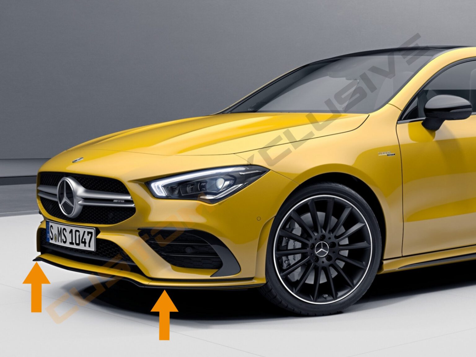 Mercedes CLA C118/X118 CLA35 AMG Aerodynamica front splitter – Custom ...