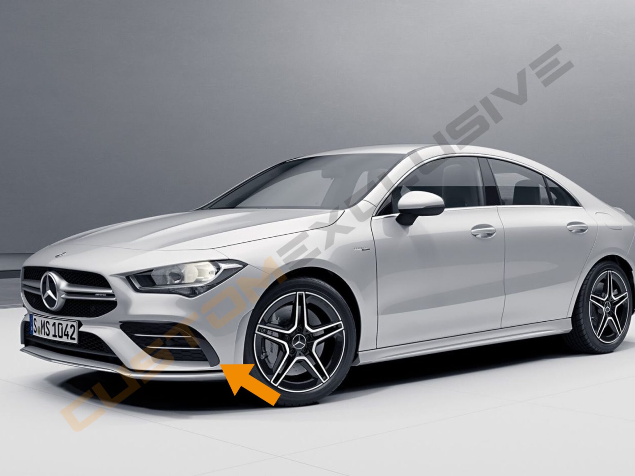 Mercedes CLA C118/X118 CLA35 AMG voorbumper flaps – Custom Exclusive