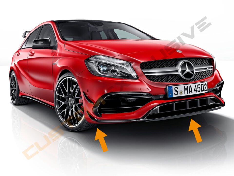 Mercedes A-Klasse W176 facelift A45 AMG Aerodynamicapakket voorbumper ...