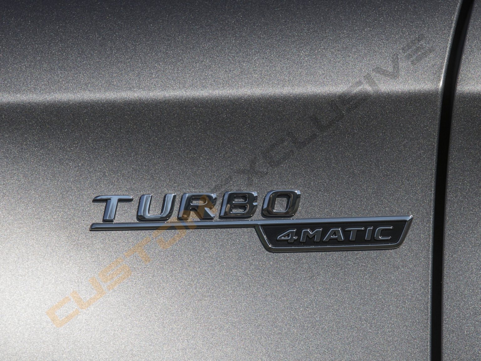 Mercedes Turbo 4matic logo embleem – Custom Exclusive