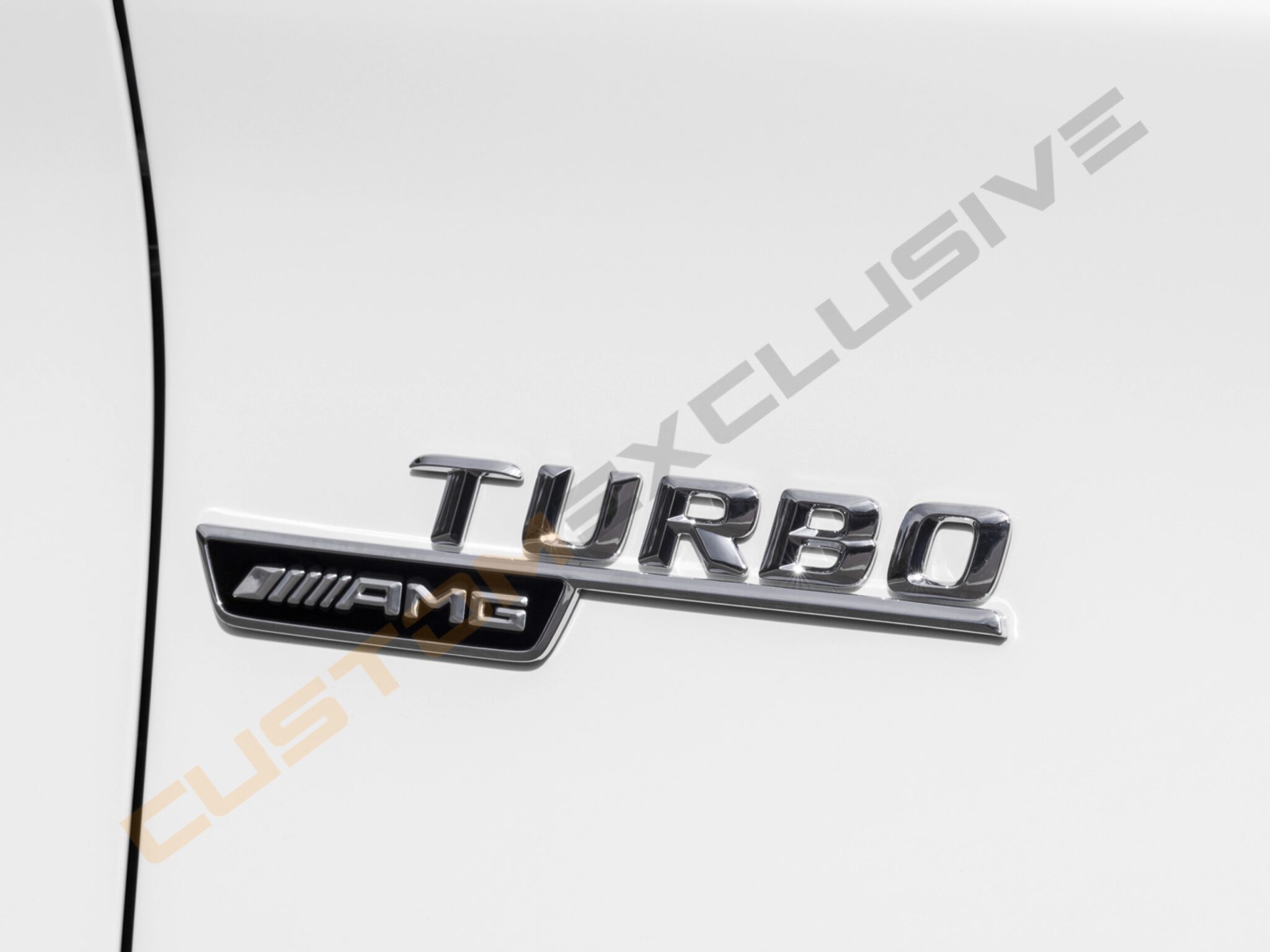 Mercedes Turbo AMG logo embleem – Custom Exclusive