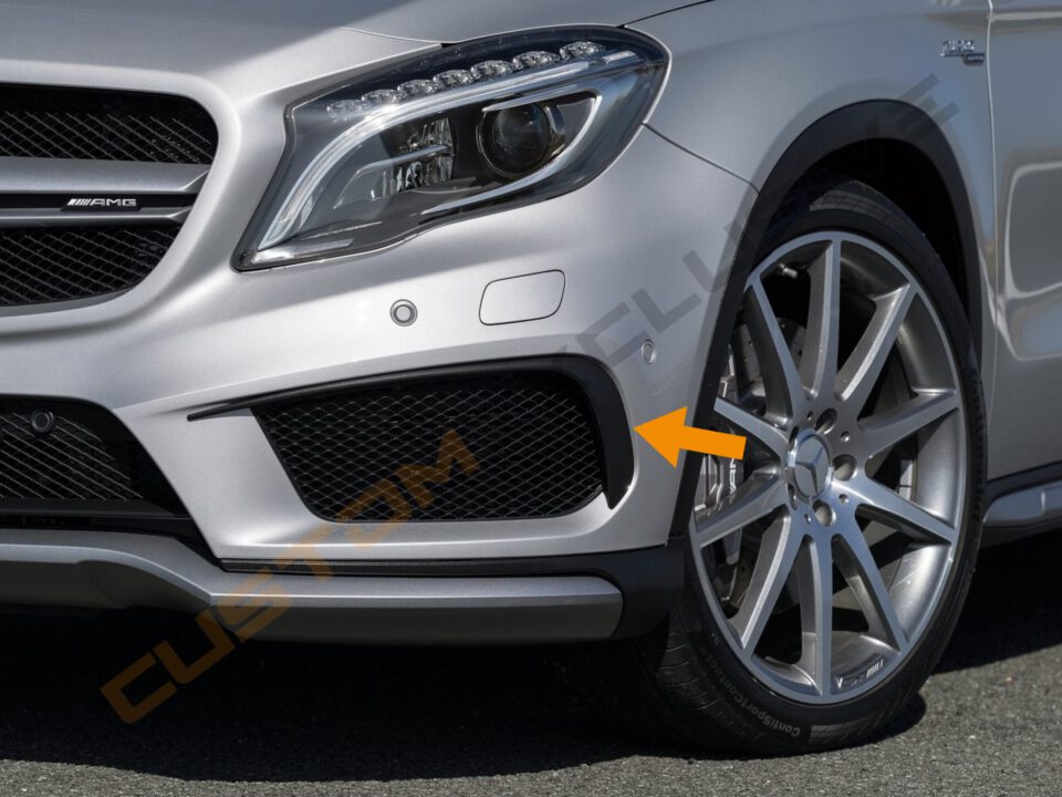 Mercedes GLA X156 GLA45 AMG voorbumper flaps – Custom Exclusive