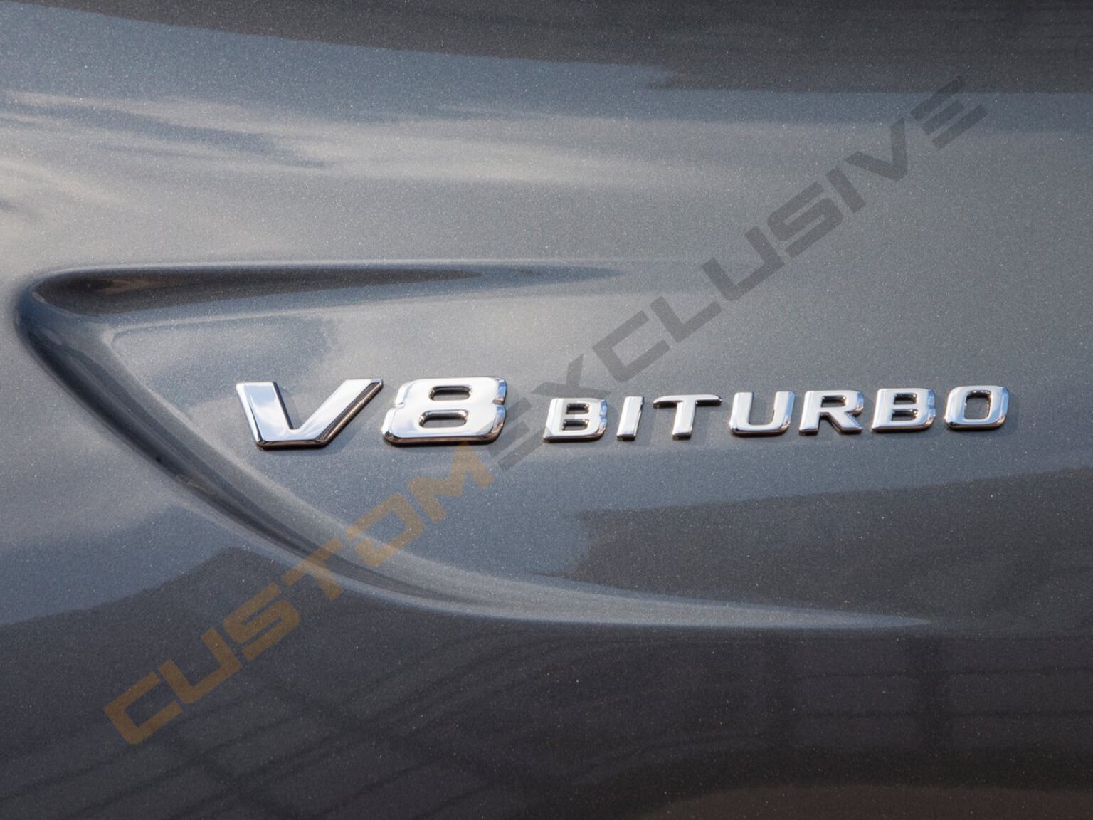 Mercedes V8 Biturbo logo embleem – Custom Exclusive