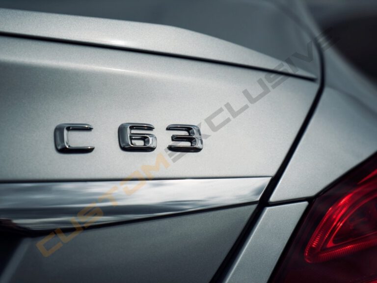 Mercedes C63 logo embleem 3D style – Custom Exclusive