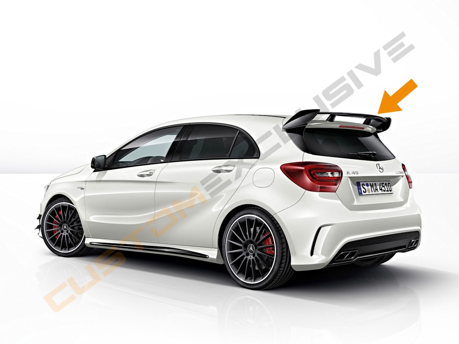 Mercedes A-Klasse W176 A45 AMG Aerodynamica kofferbak spoiler – Custom ...