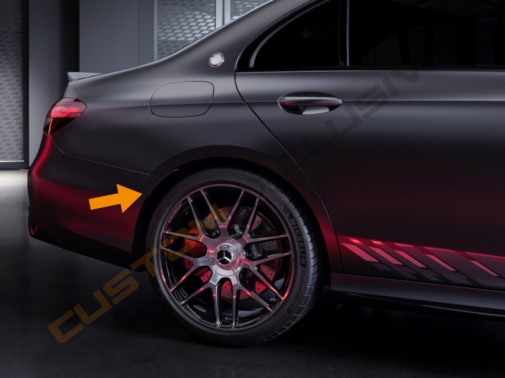 Mercedes E-Klasse W213 sedan steenslag protectors – Custom Exclusive