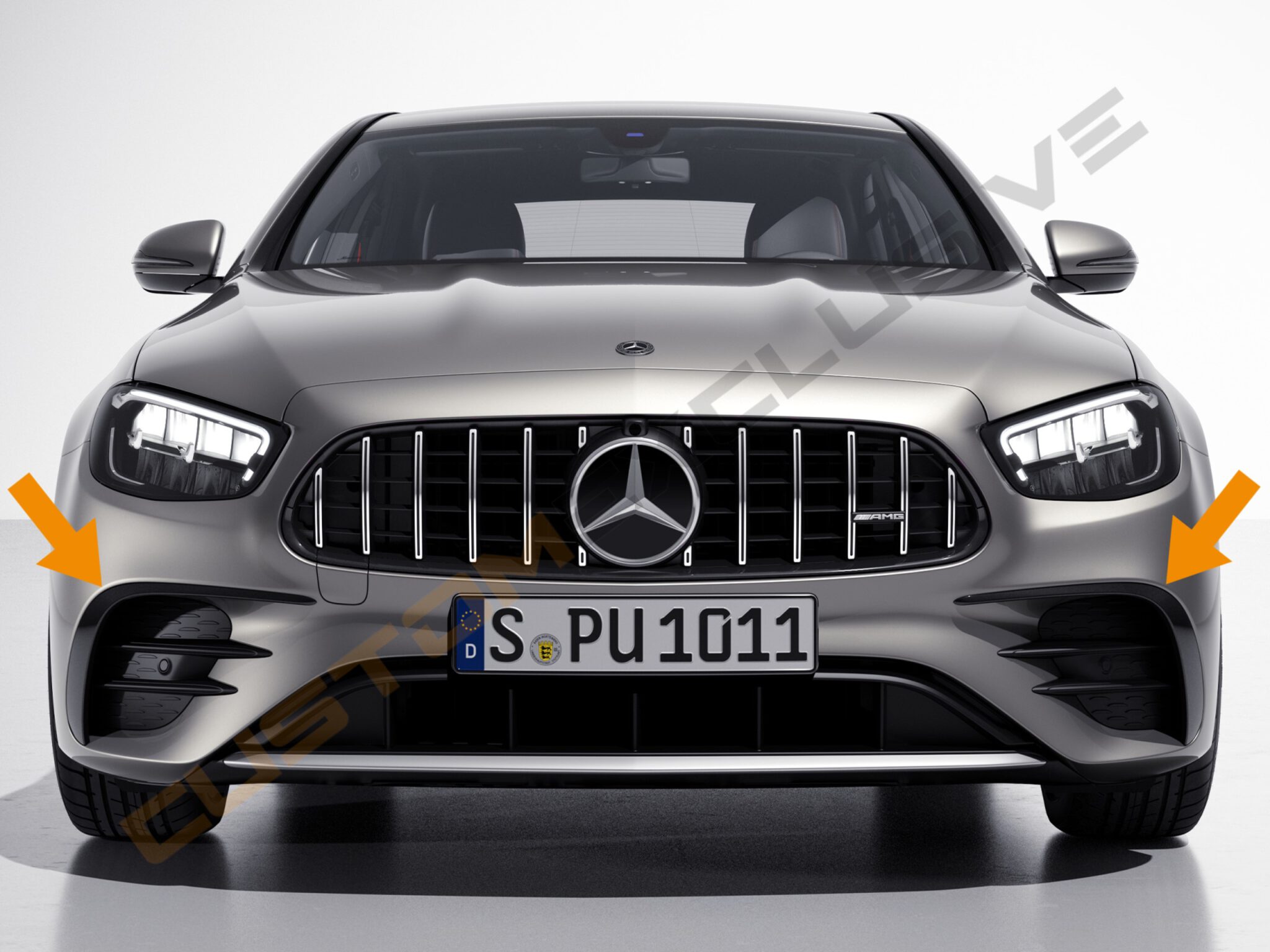Mercedes E-Klasse W213 facelift E53 AMG front flaps – Custom Exclusive
