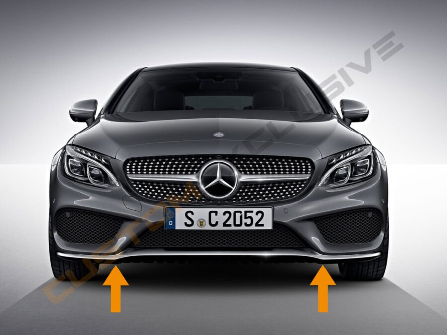 Mercedes C-Klasse W205 front lip – Custom Exclusive
