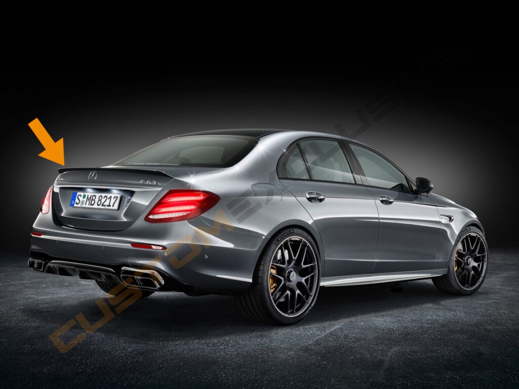 Mercedes E-Klasse W213 sedan E63 AMG kofferbak spoiler – Custom Exclusive