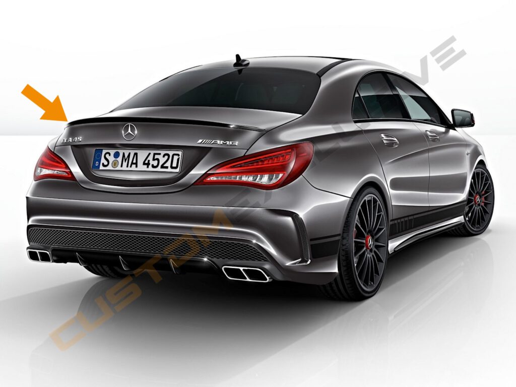Mercedes CLA C117 CLA45 AMG kofferbak spoiler – Custom Exclusive