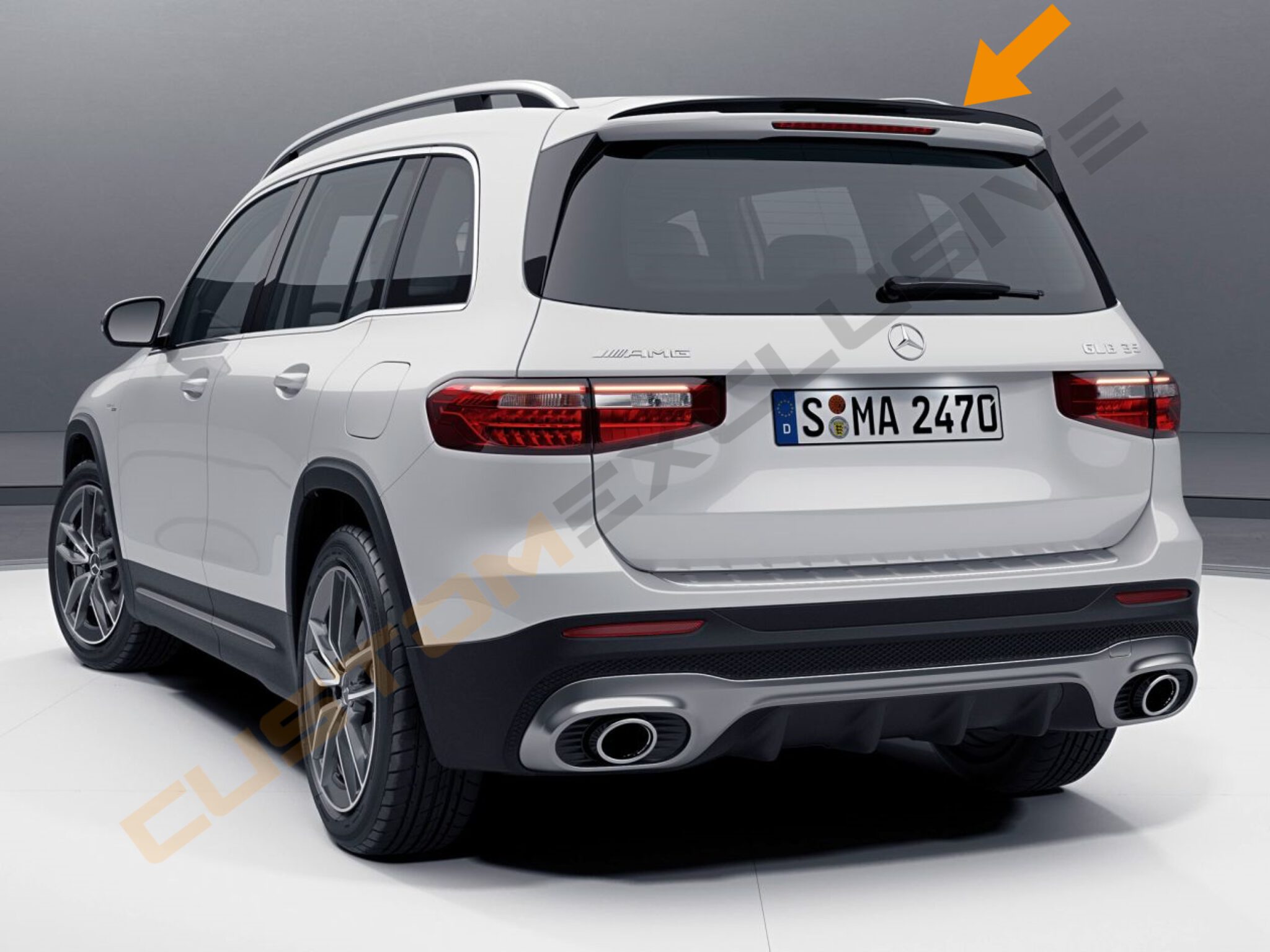 Mercedes GLB X247 GLB35 AMG dakspoiler – Custom Exclusive