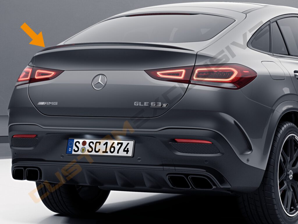 Mercedes GLE C167 coupe GLE53/GLE63 AMG kofferbak spoiler – Custom ...