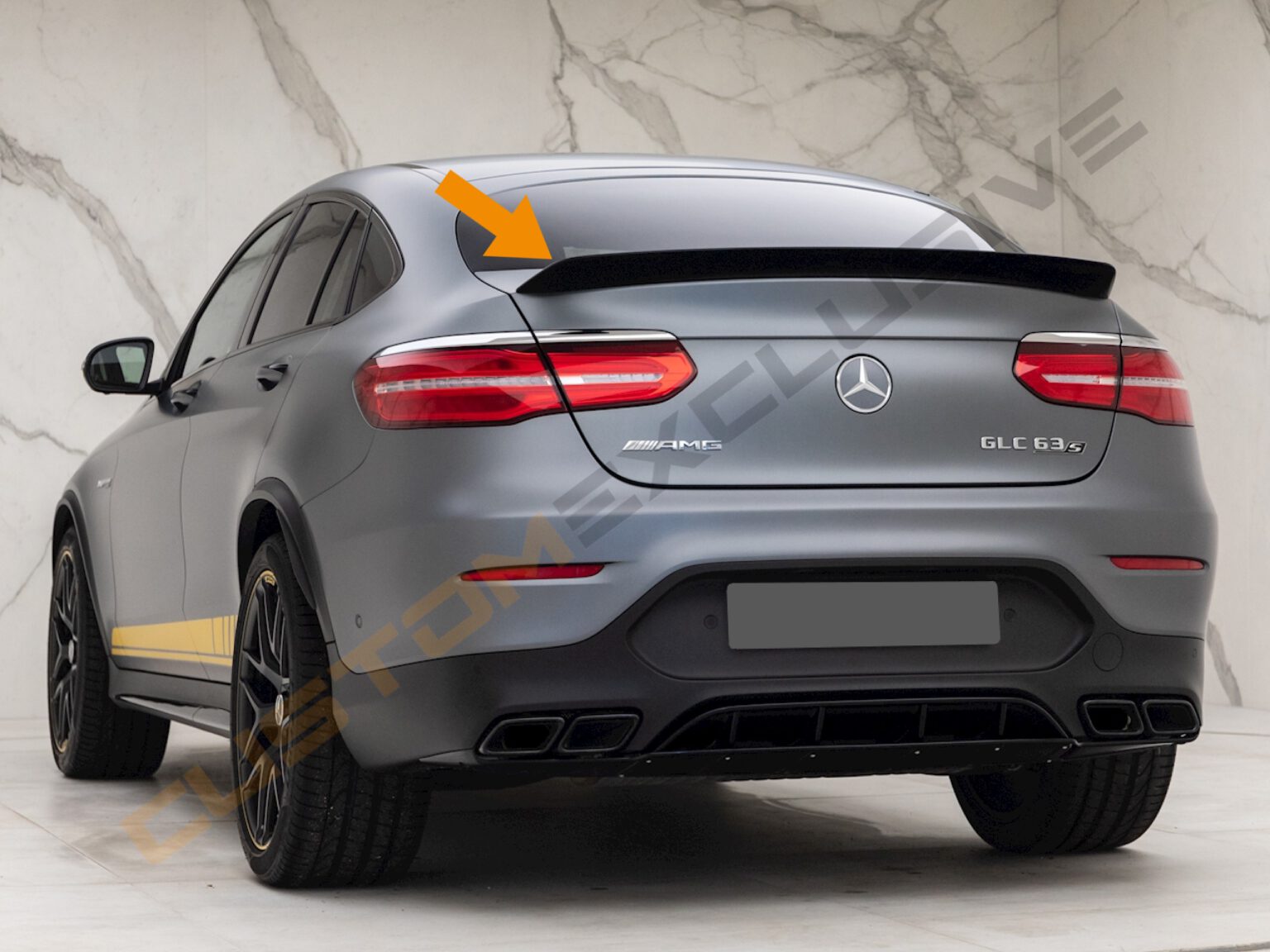 Mercedes GLC C253 coupe GLC63 S AMG kofferbak spoiler – Custom Exclusive