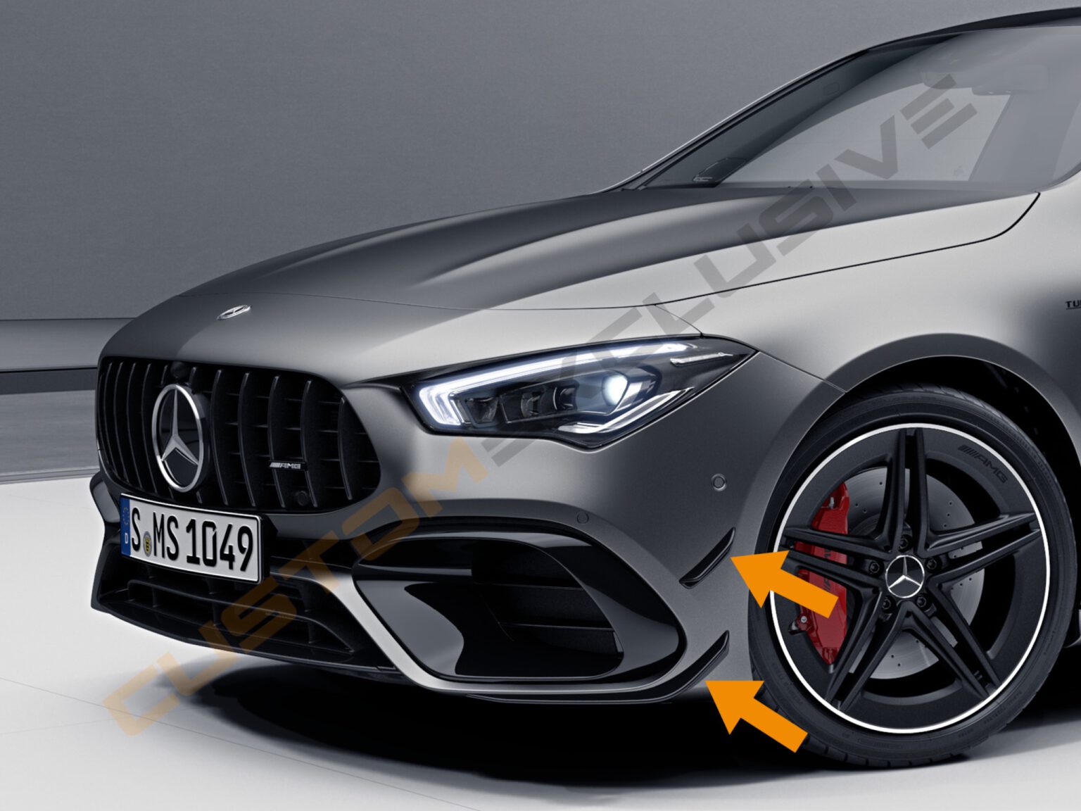Mercedes CLA C118/X118 CLA45 AMG Aerodynamica side splitters – Custom ...