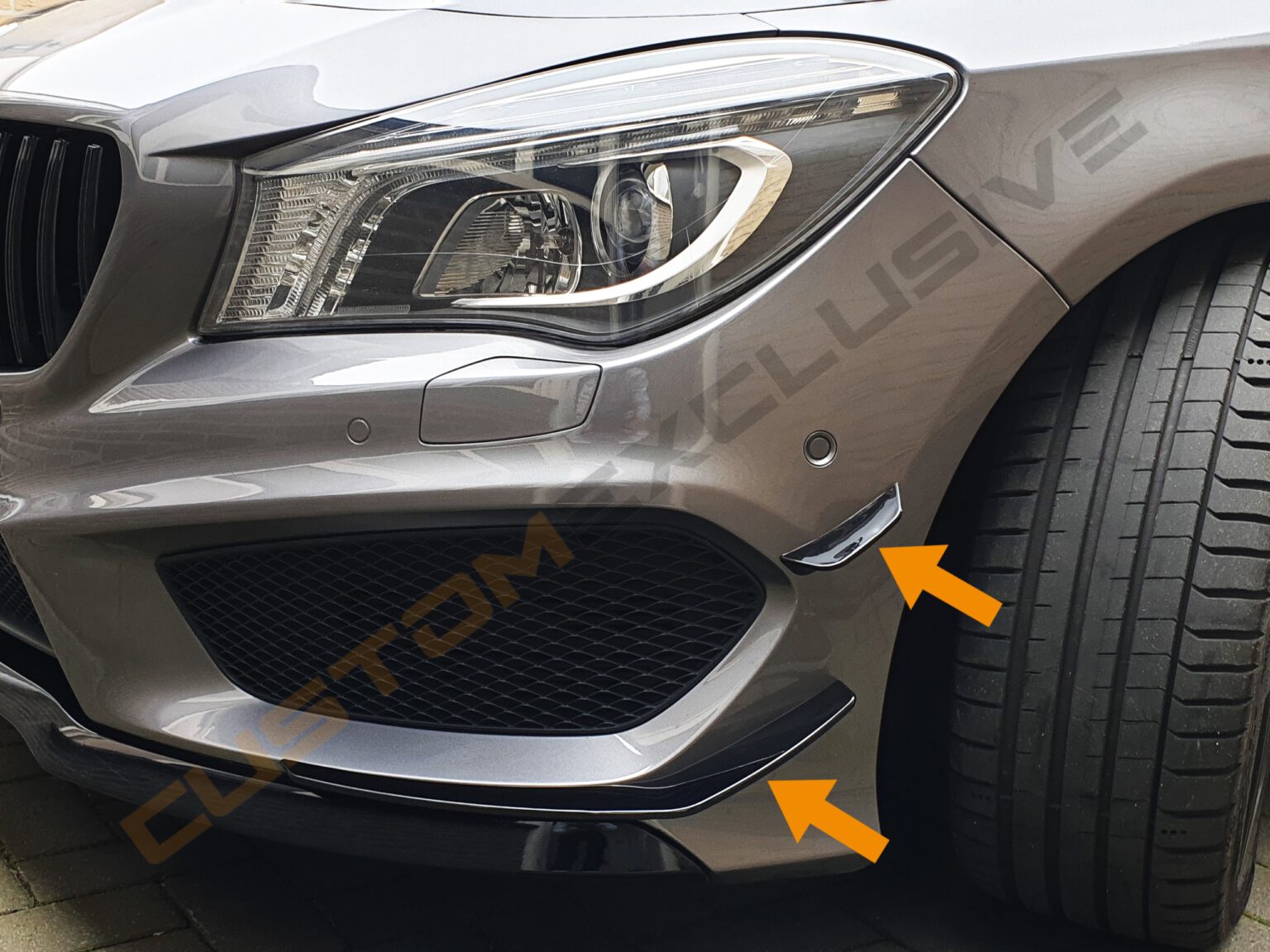 Mercedes CLA C117/X117 AMG Aerodynamica side splitters – Custom Exclusive